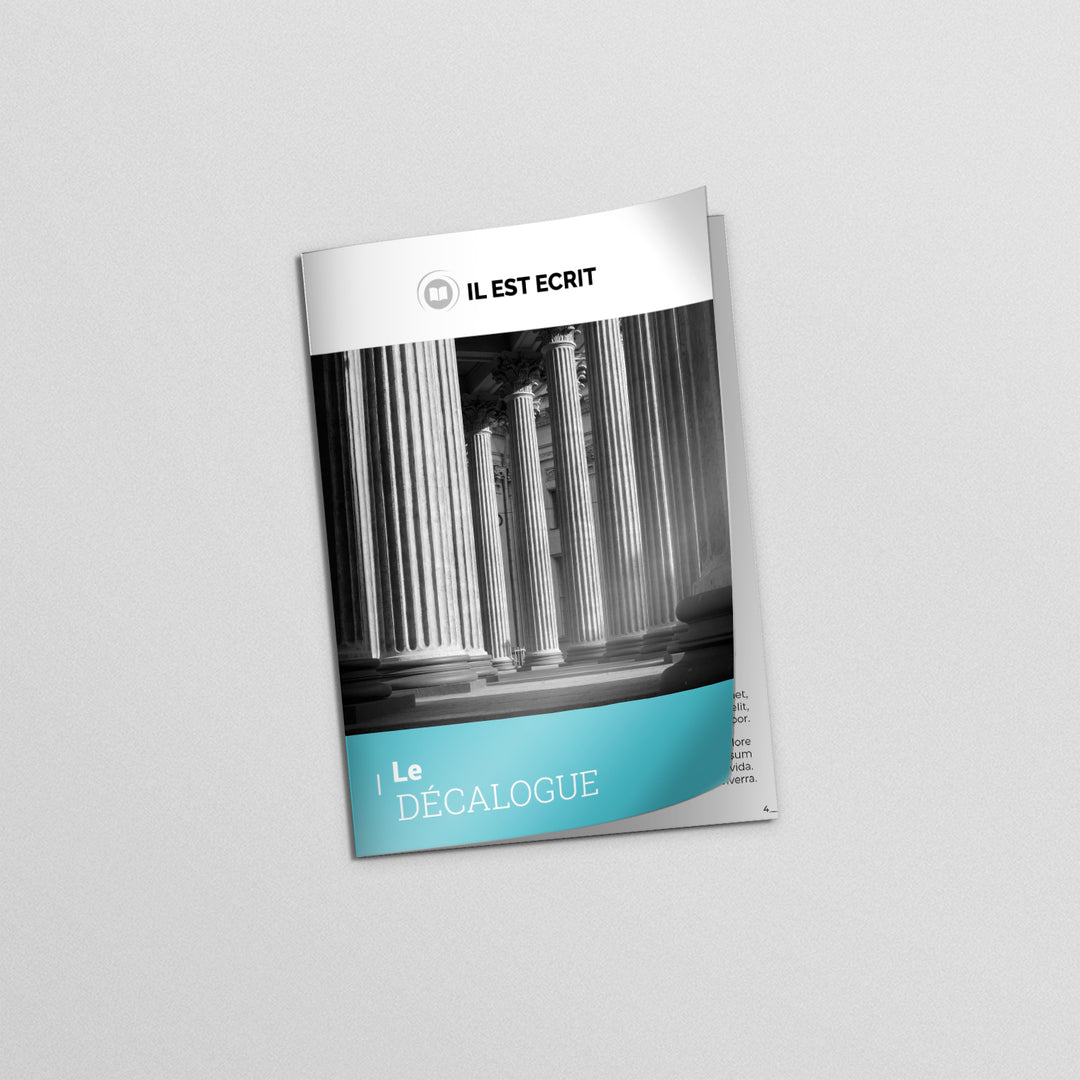 Le Décalogue - Livrets - Boutique Il Est Écrit
